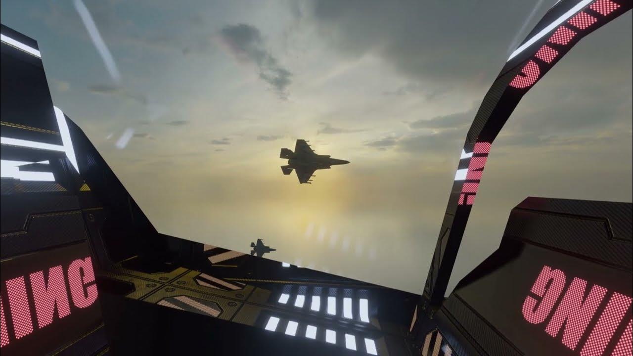 Fighter plane scene made in blender 3d - YouTube