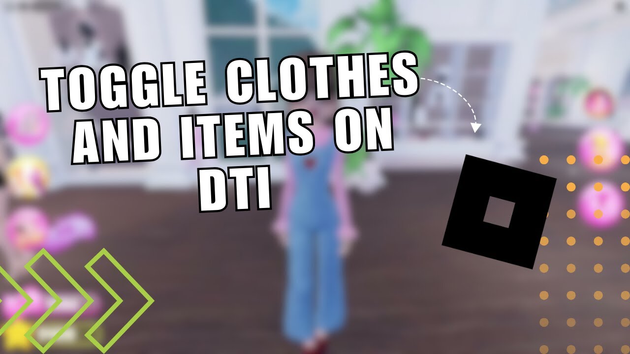 How You Can Toggle Clothes And Items On Dress To Impress - YouTube