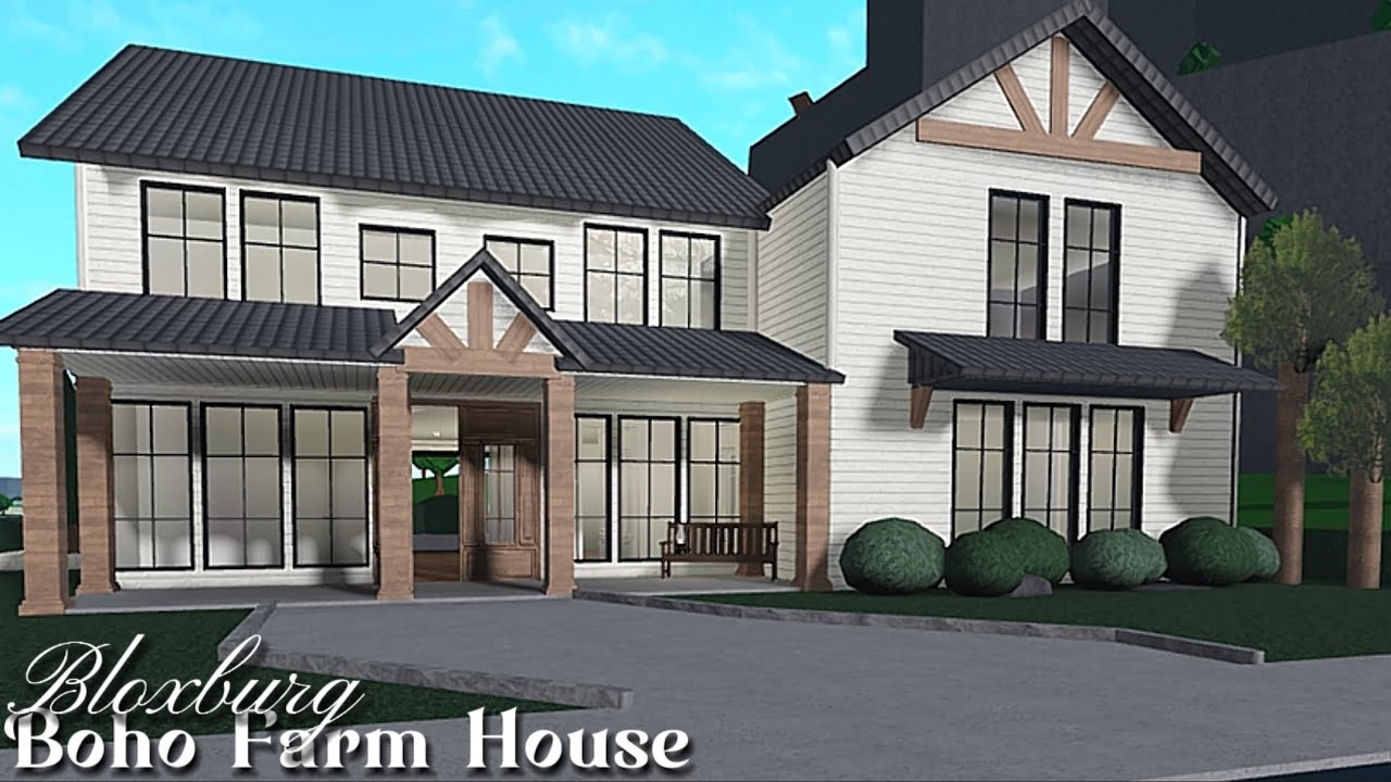 bloxburg | Farm House Inspo | 250k | tour + layout - YouTube