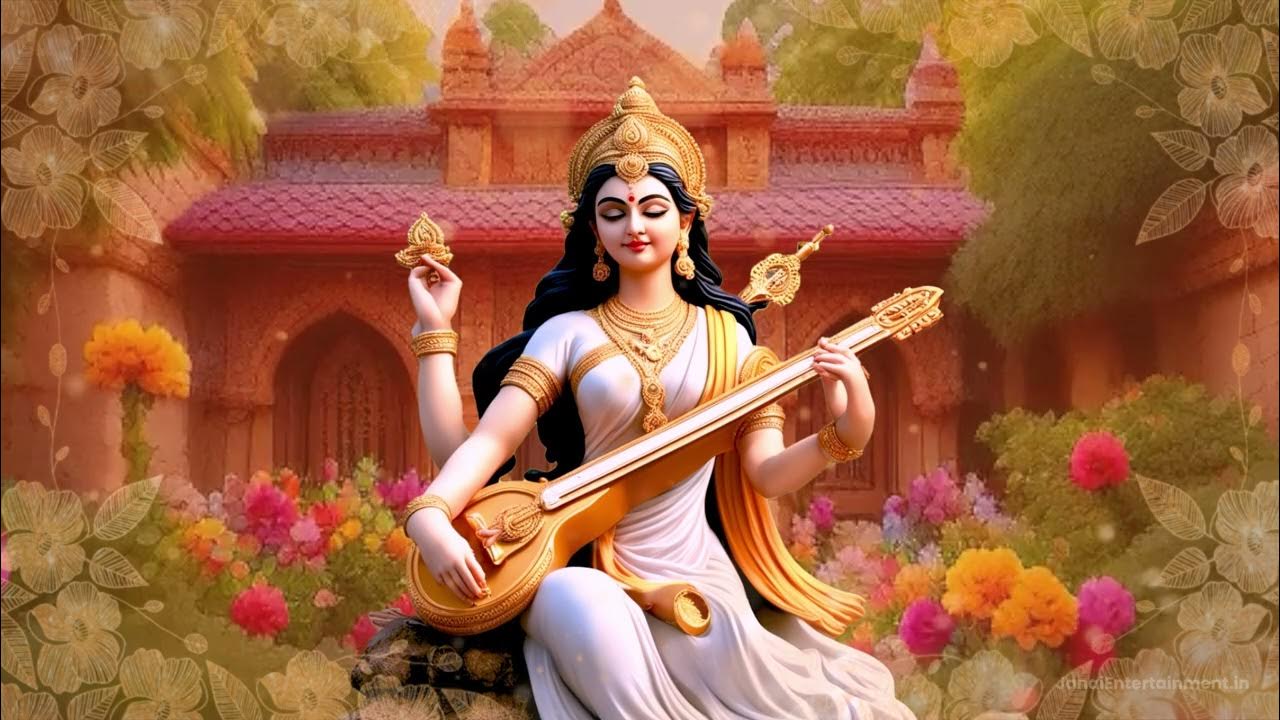 Saraswati Devi Graphics | Devi Saraswati Visuals | Goddess Saraswati Animation | Motion Graphics ...