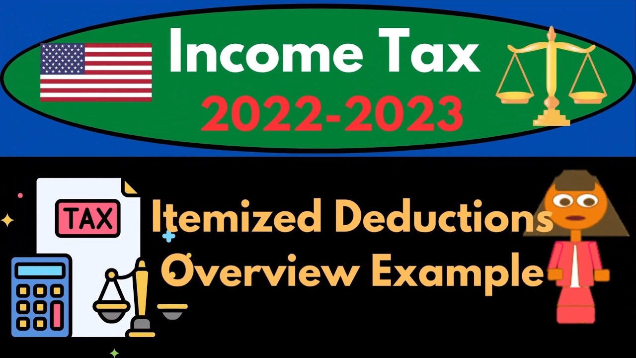 Itemized Deductions Overview Example 5012 Income Tax Preparation 2022 ...
