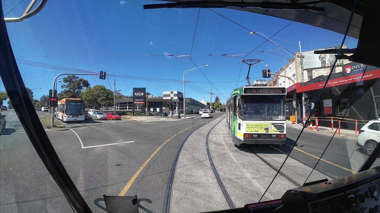 Driver's View Tram 48 Collins St to North Balwyn Melbourne - YouTube