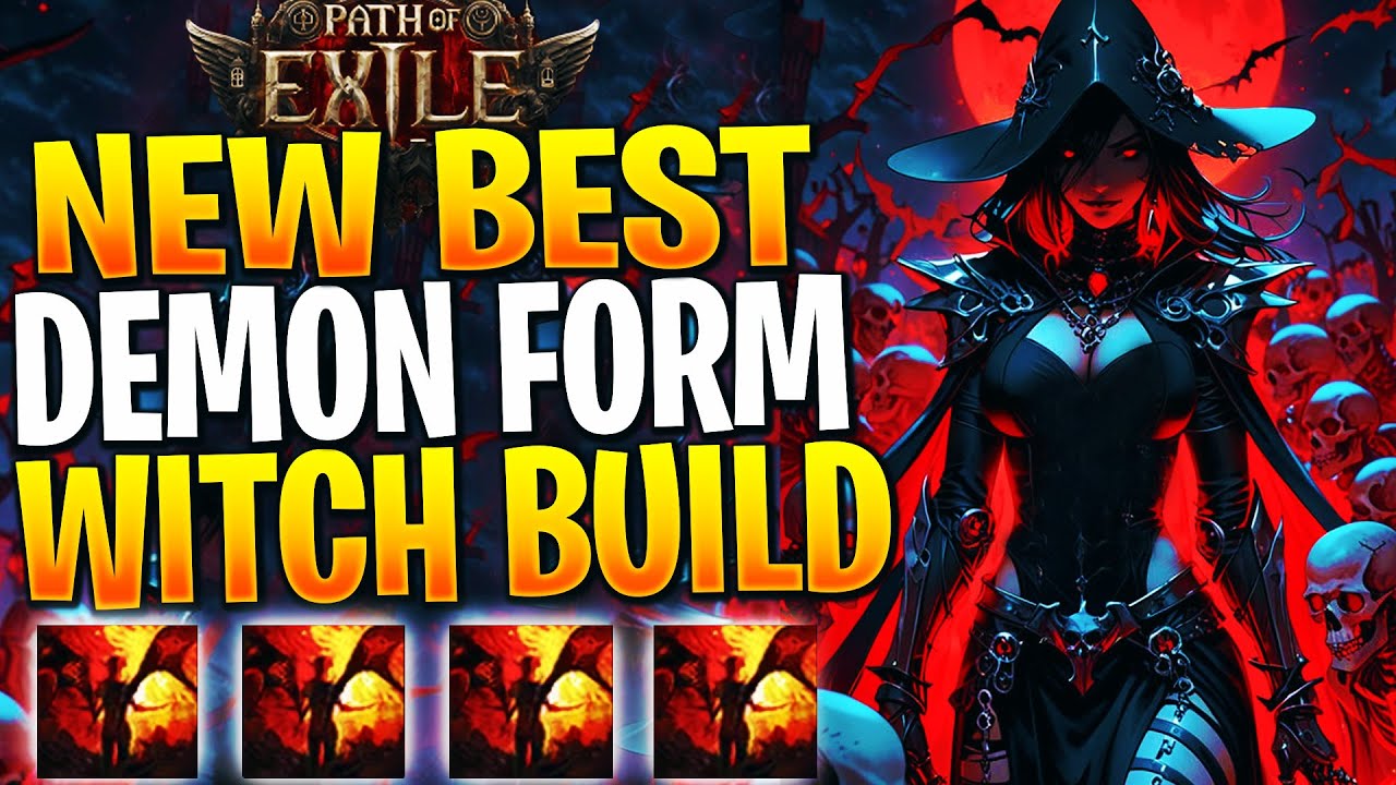 GOD LIKE DEMON FORM WITCH BUILD! Path of Exile 2 Witch Build Guide ...