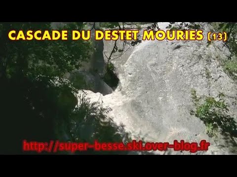 Cascade du DESTET, orès de Mouriès(13) - YouTube