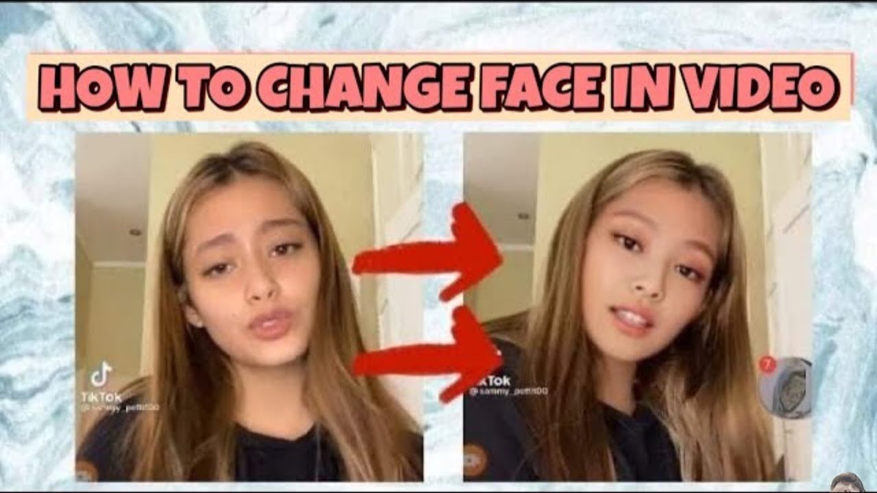 how to face change in a video tutorial super c😍 - YouTube