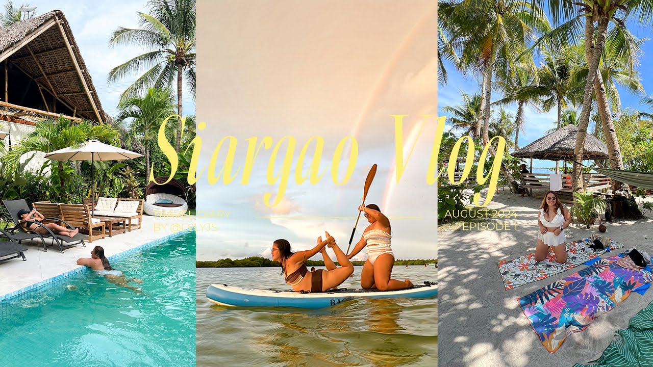 12 days in siargao island | no itinerary, cafe hopping, surfing, simple ...