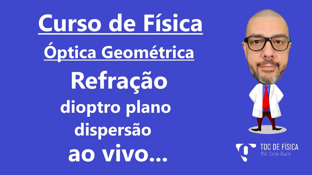 Curso de Física | Óptica Geométrica | Refração - aplicações - dioptro ...