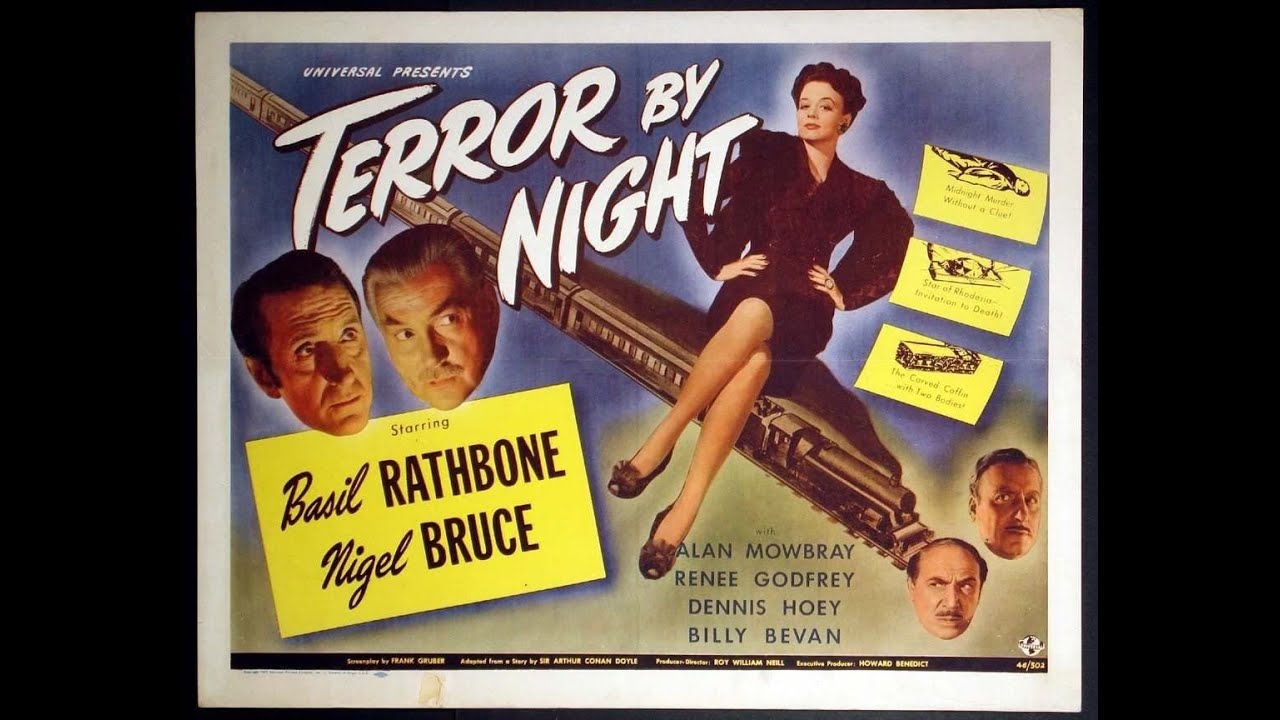 Terror By Night (1946) Sherlock Holmes Crime Drama Starring Basil ...
