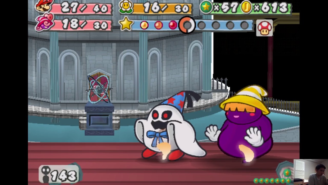 Paper Mario TTYD: Beldam, Marilyn, and Doopliss Battle - YouTube