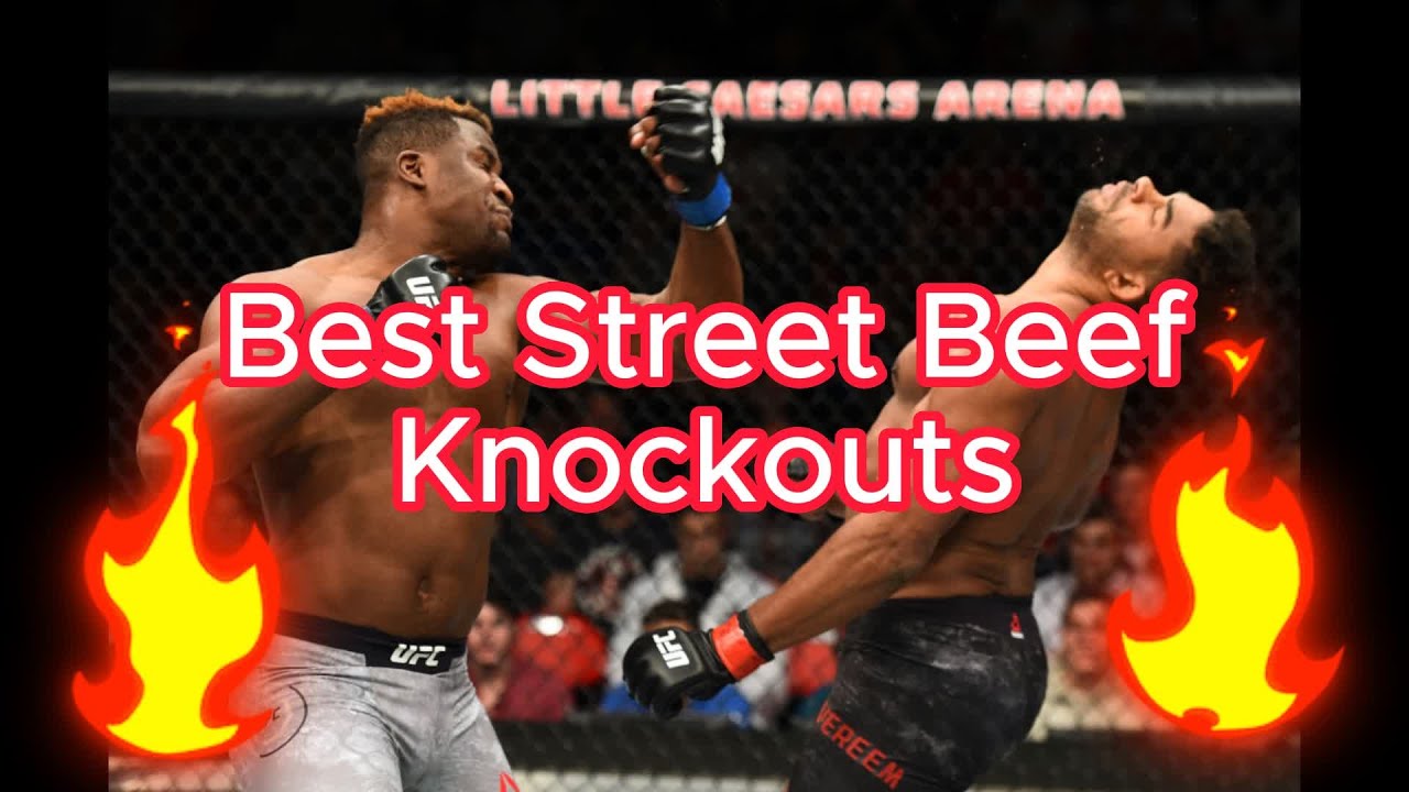 Reacting to The meanest Street Beef KO'S - YouTube