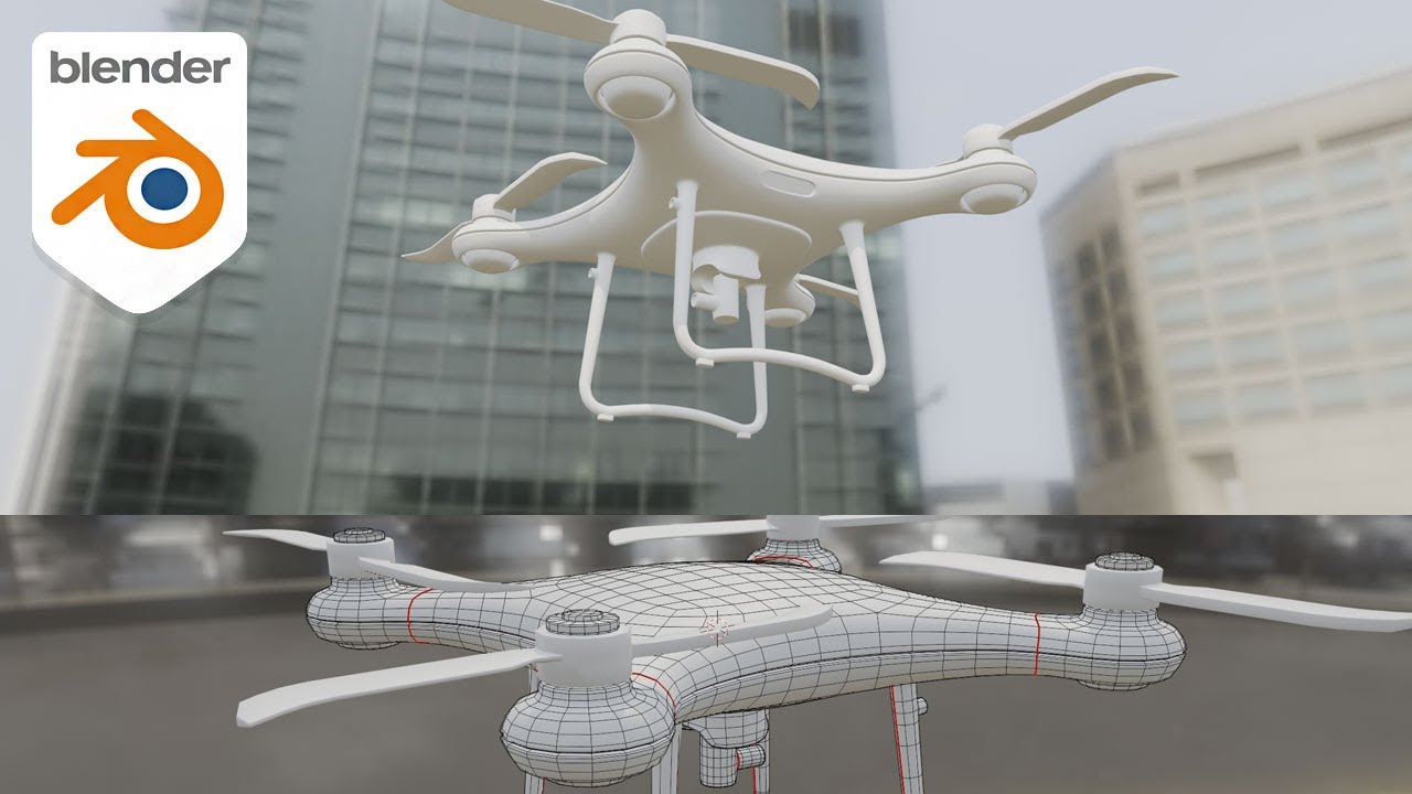Blender Drone Modeling Tutorial – Part 1 - YouTube