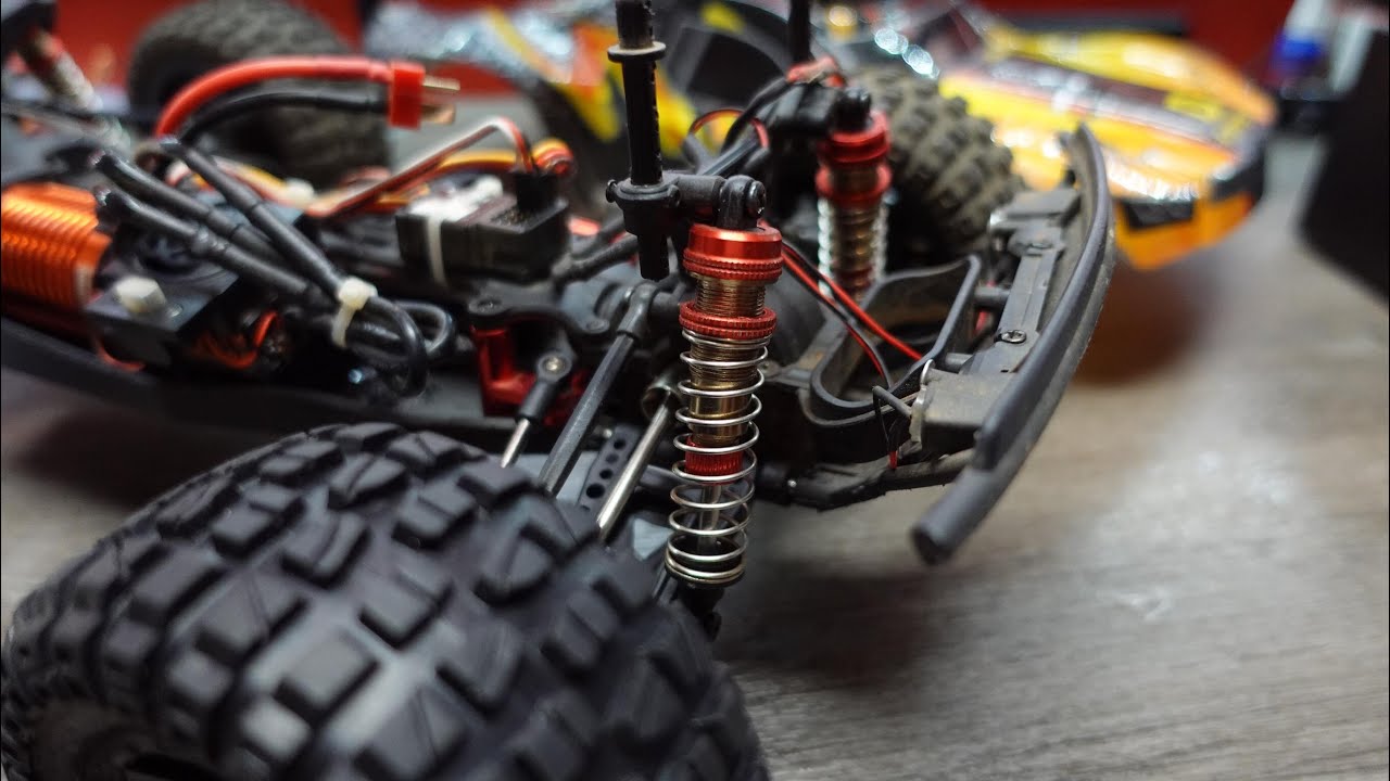 Upgrading and Tuning RC Shocks: Deerc 9201e - YouTube