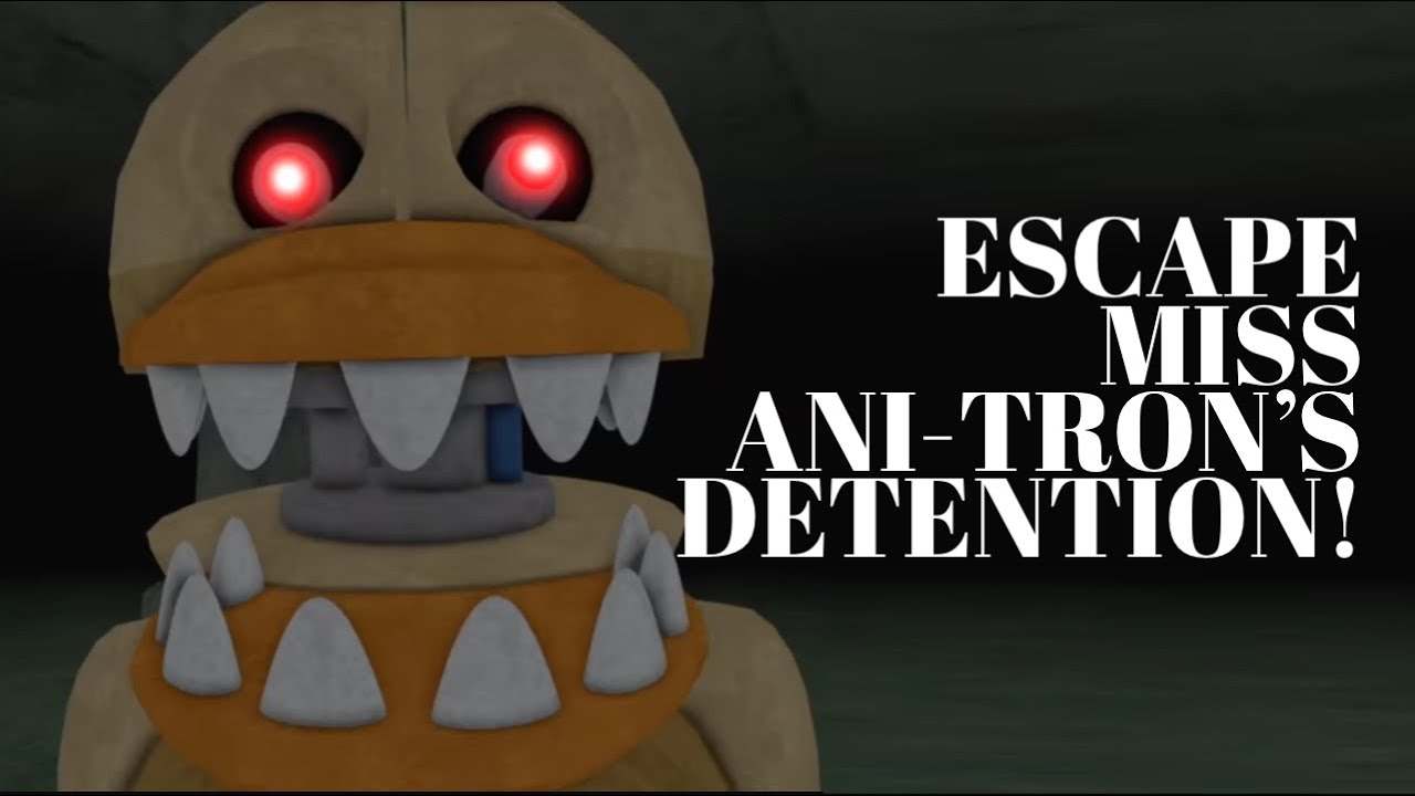 ROBLOX Escape Miss Ani-Tron’s Detention! - Walkthrough - YouTube