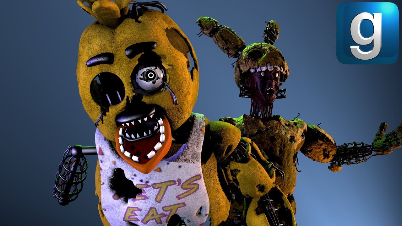 Gmod FNAF | Review | Scrap Chica Remastered Pill Pack & Ignited ...