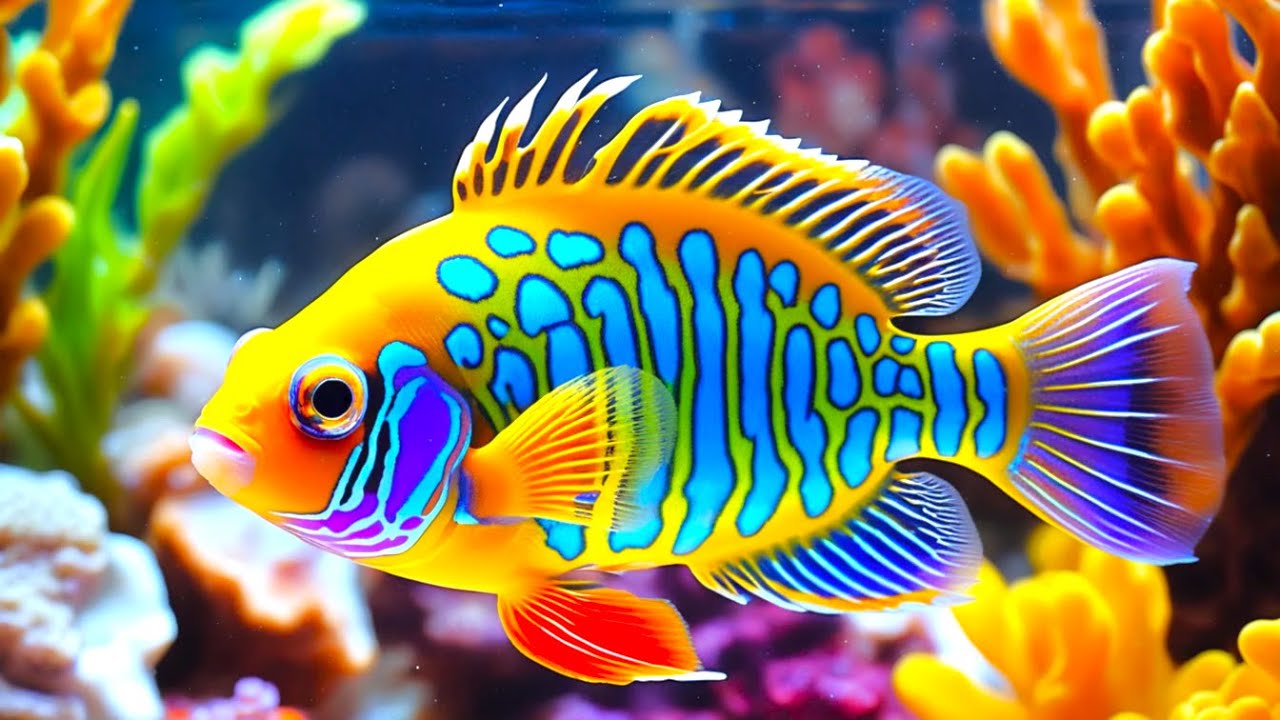 The Best 4K Aquarium 🌊 | Hypnotic Fish Movements & Sleep-Inducing Piano ...