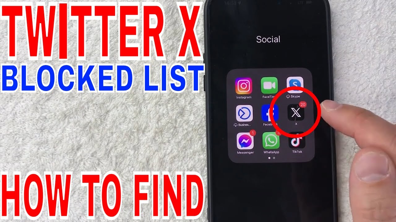 How To Find Blocked List On Twitter X 🔴 - YouTube