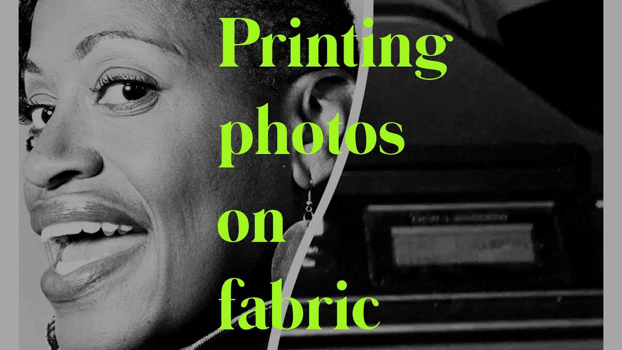 How To Print Photos On Fabric With A Laser Printer YouTube How To Print Photos On Fabric With A Laser Printer YouTube