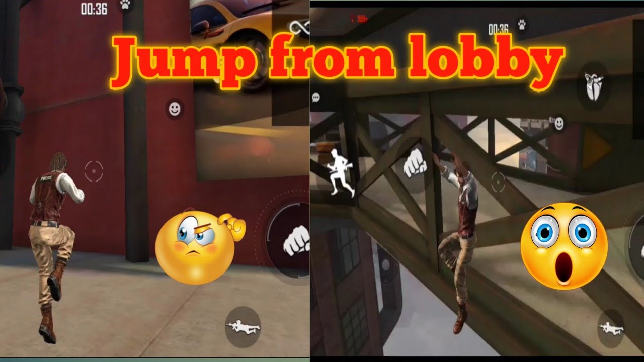Jump from lobby trick#lobbytrick - YouTube