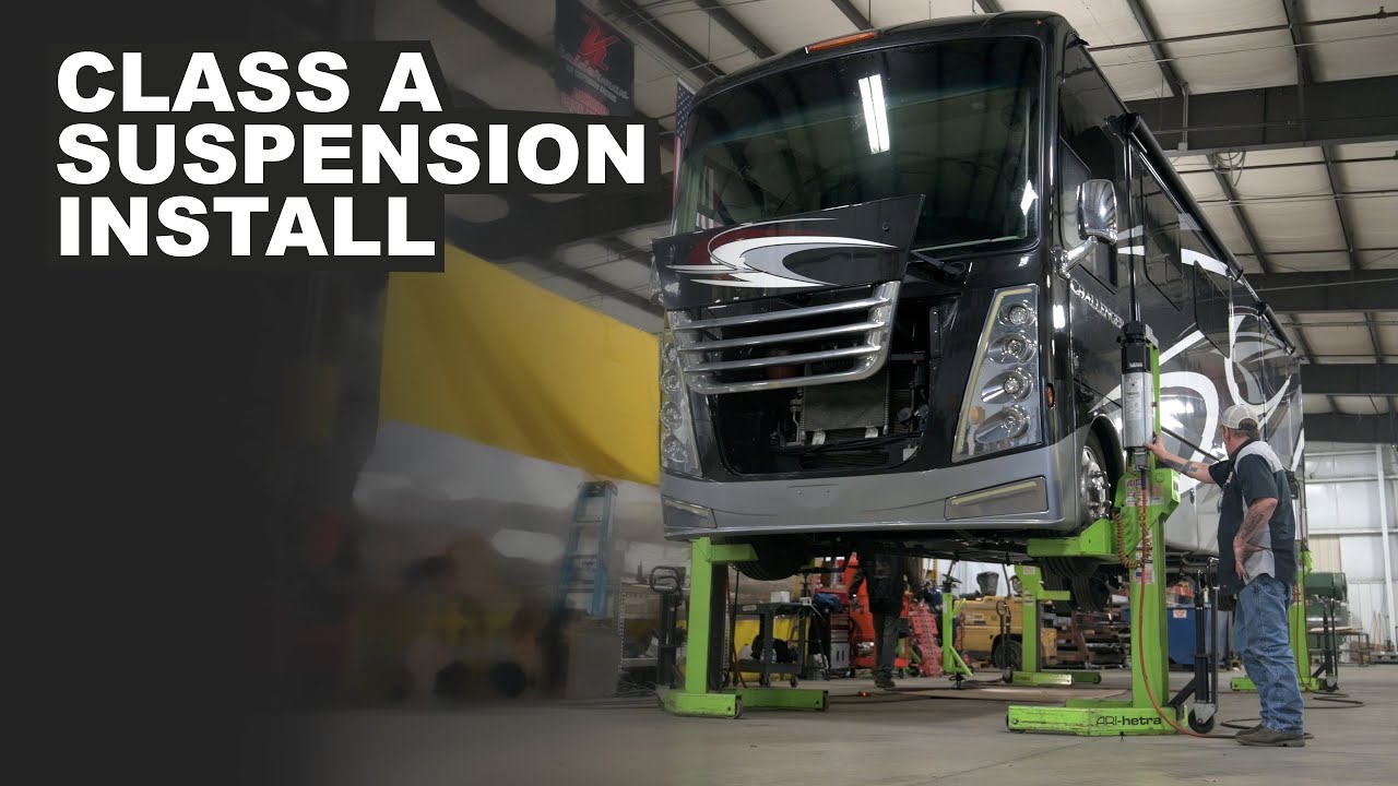 Class A Motorhome Gets a LiquidSpring Suspension - YouTube