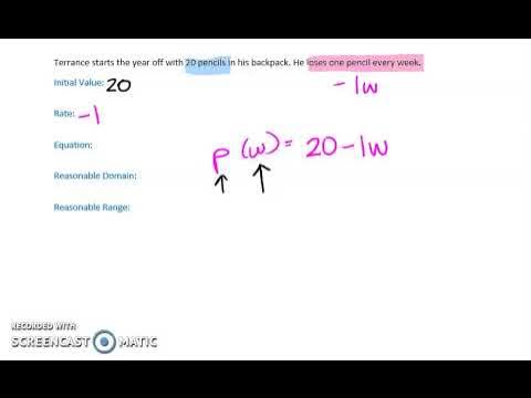 Function Notation Word Problems Video 4 - YouTube