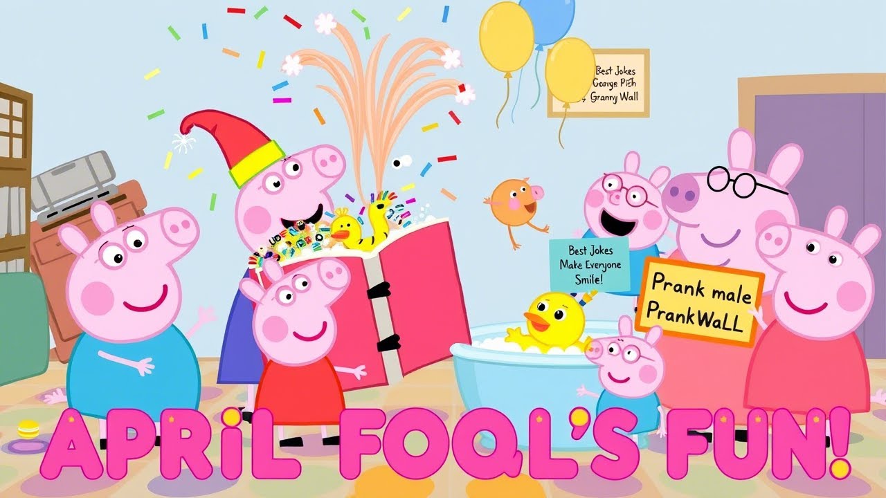 Peppa Pig's April Fool's Fun 🎉🤪 | Silly Pranks & Family Laughs! - YouTube
