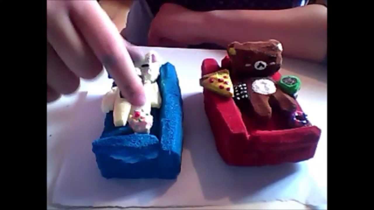 Rilakkuma/Korilakkuma couch potato squishy tutorial - YouTube