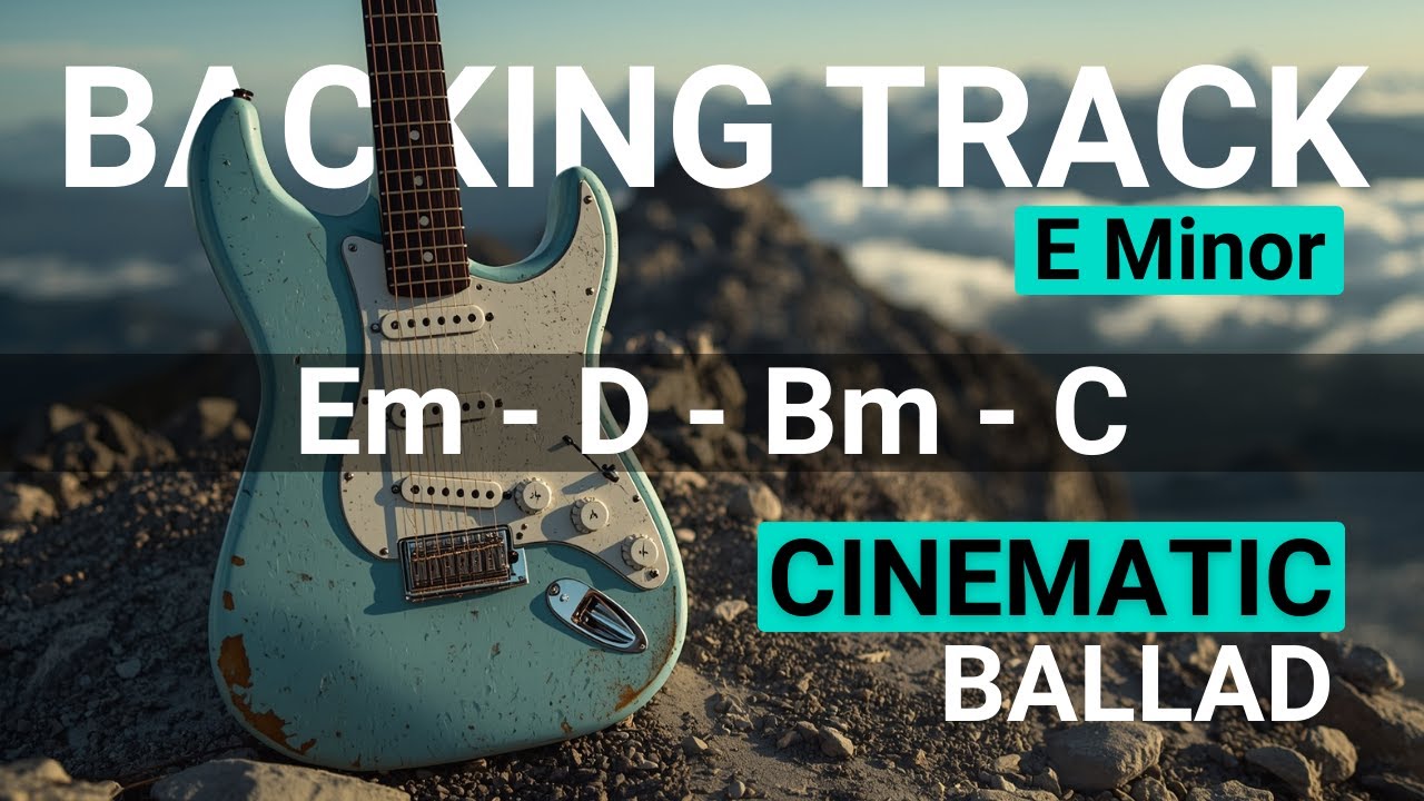 Emotional Ballad Backing Track in E Minor | Em - D - Bm - C - YouTube