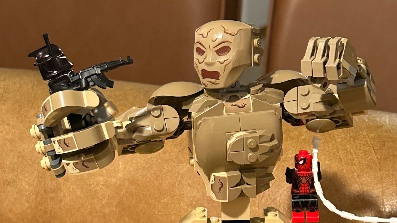 LEGO Marvel Custom Sandman Buildable Big Fig review!!!! # ...