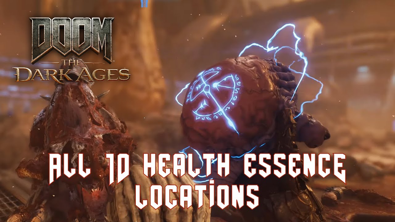 Doom The Dark Age walkthrough - All 10 health essence locations ...