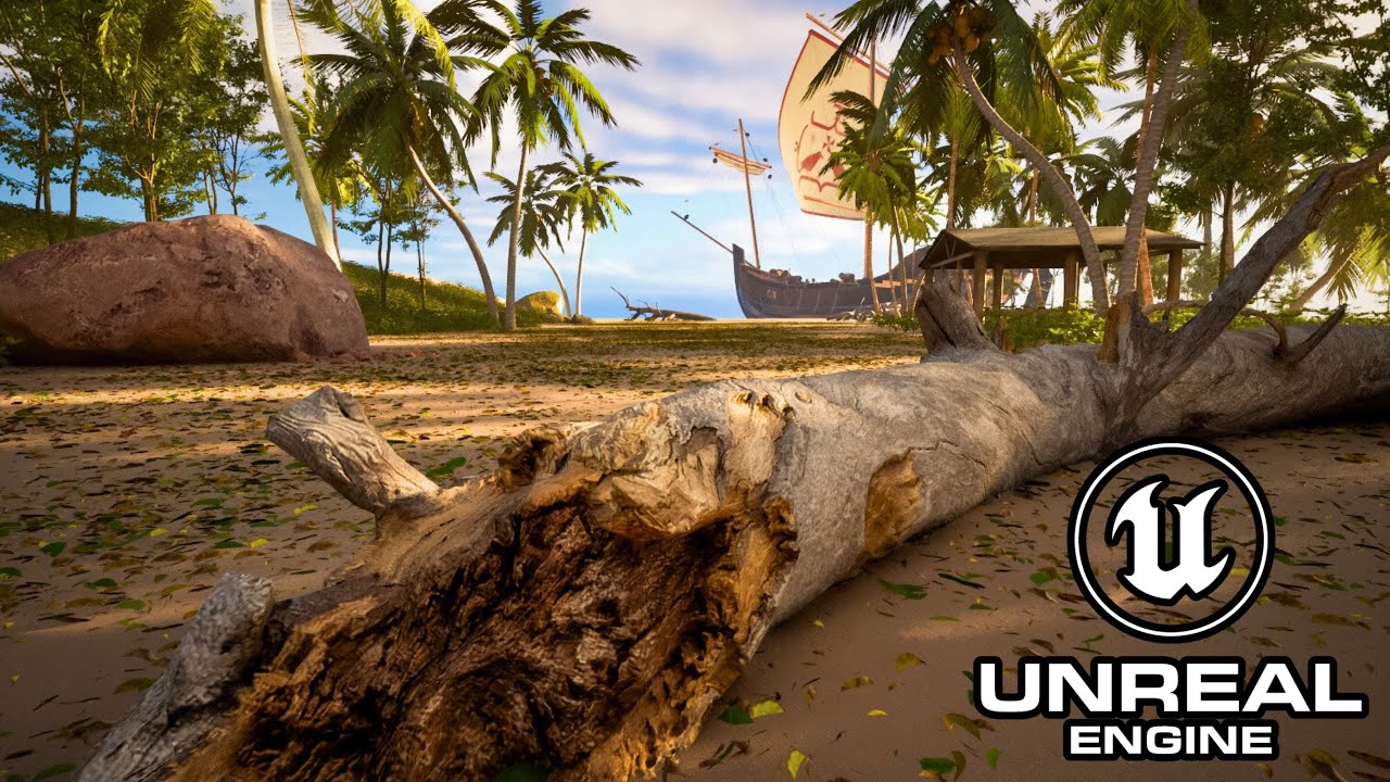 Unreal Engine "Sea Beach" II Environment Design - YouTube