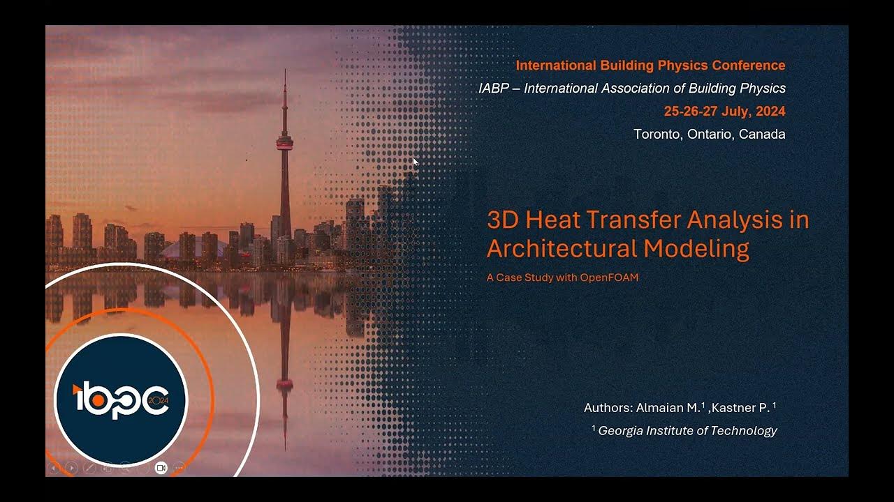3D Heat Transfer Analysis in Architectural Modeling: A Case Study with OpenFOAM - YouTube