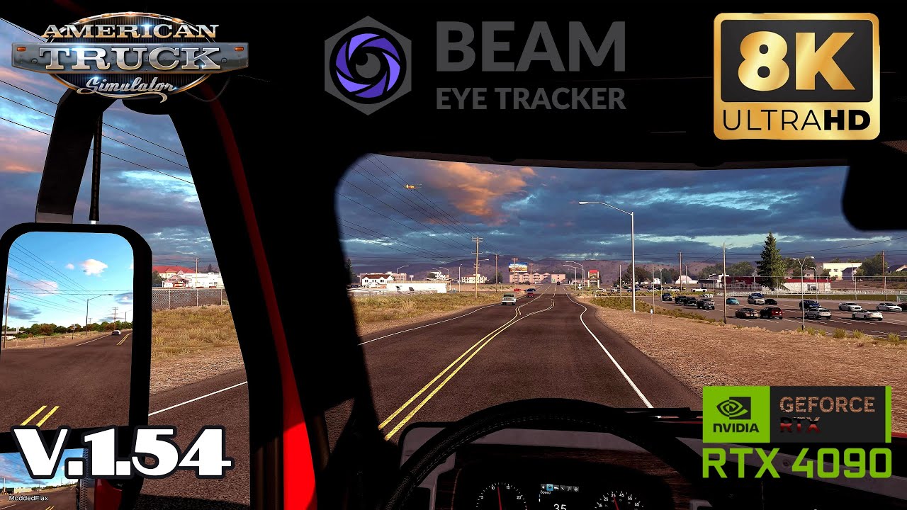 ATS 1.54 Hyper Realistic JBX3 + HYP Reshade + BEAM EYE TRACKER RTX 4090 ...