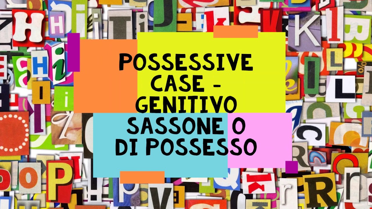 Possessive case - genitivo sassone o di possesso Creazy Panda - YouTube