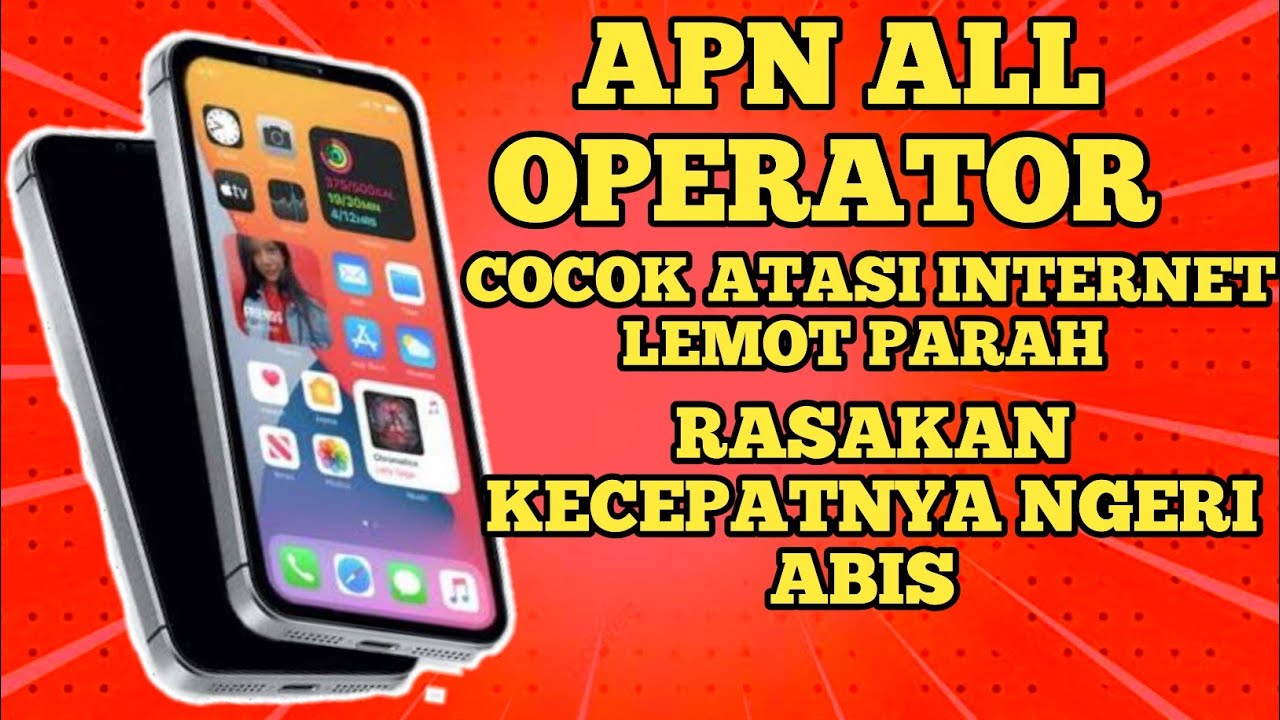 Cara Atasi Internet Lemot Parah Dan Tidak Stabil! Apn All Operator ...