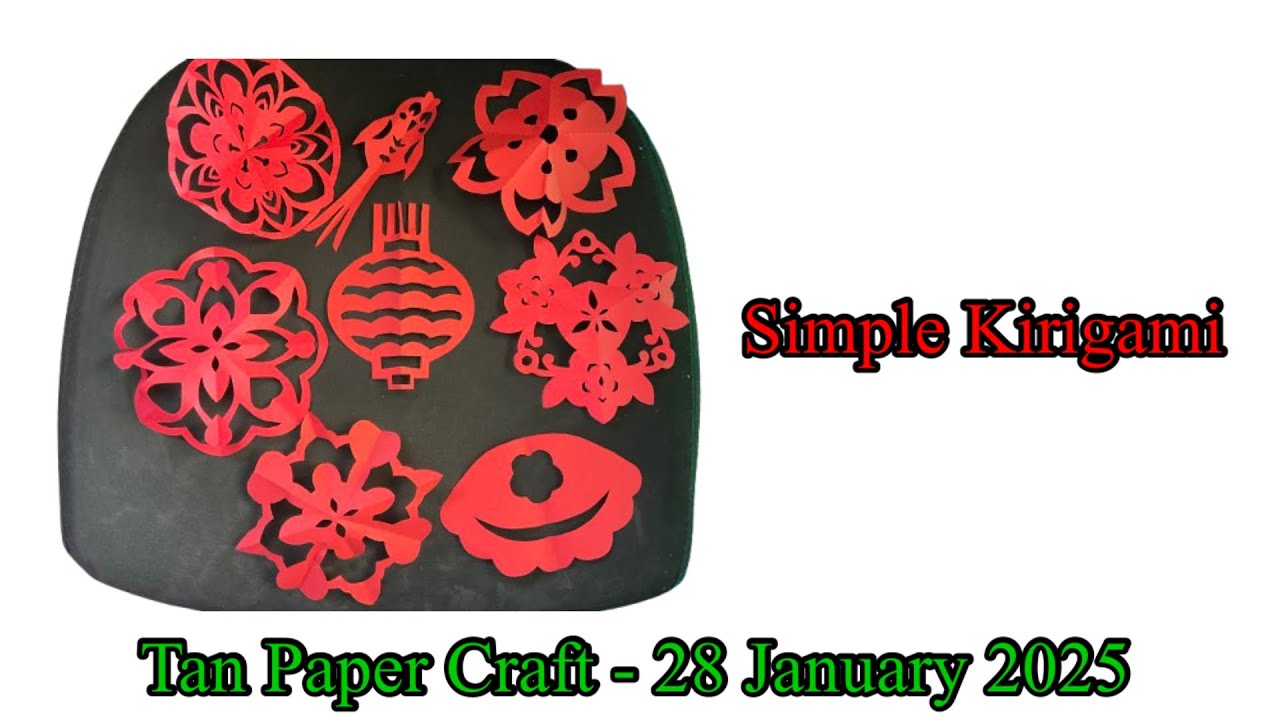 Tutorial ke 181 - Simple Kirigami for beginners - YouTube