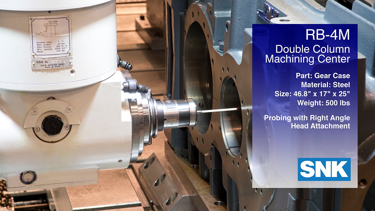 SNK RB-4M Probing with Right Angle Head Attachment - YouTube