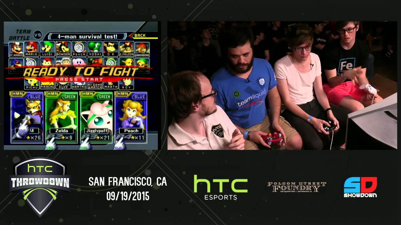 HTC Throwdown - Teams - Grand Finals 2: Liquid`Hungrybox & COG MVG|Mew2King vs TSM|Leffen & FE ...