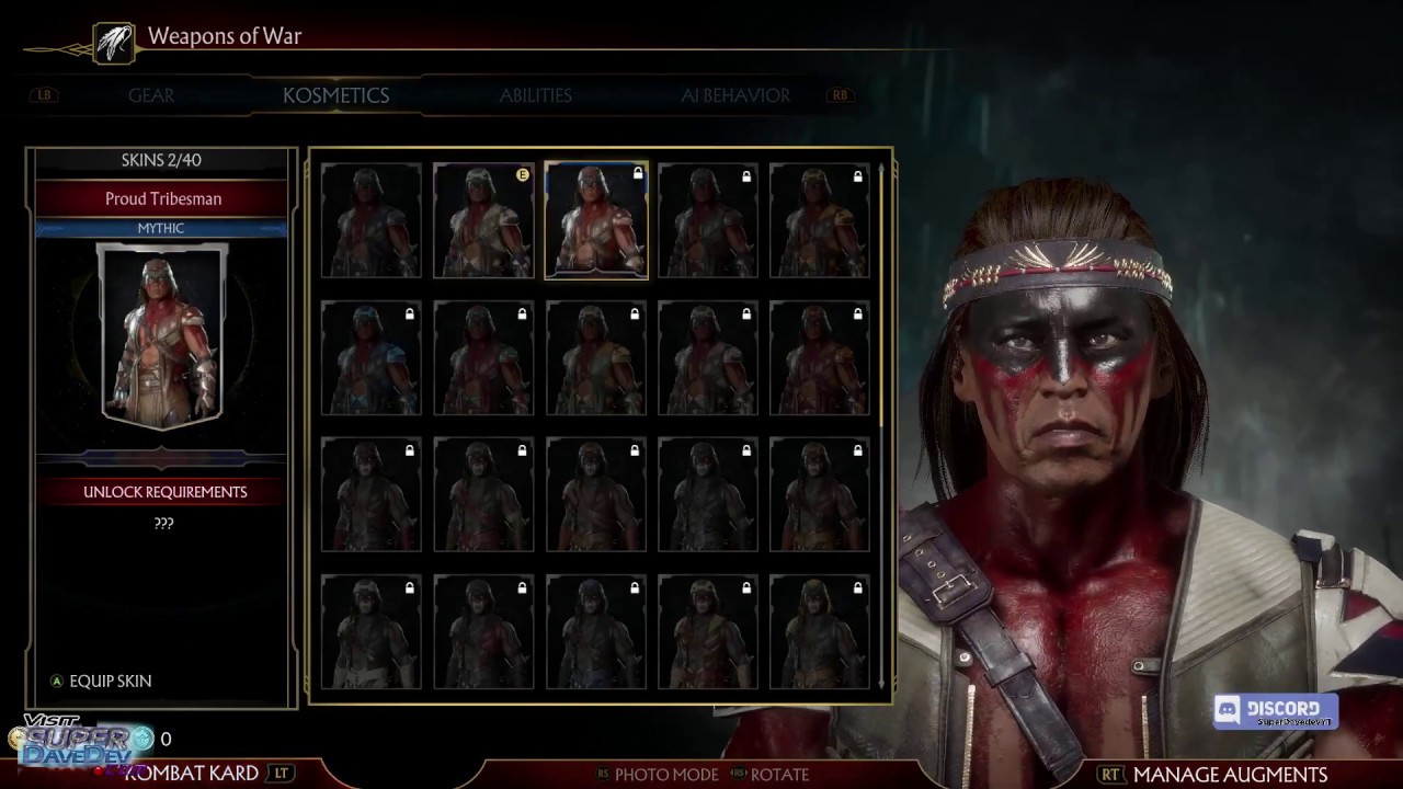 Mortal Kombat MK11 - First time - Customize Nightwolf - NetherRealm ...