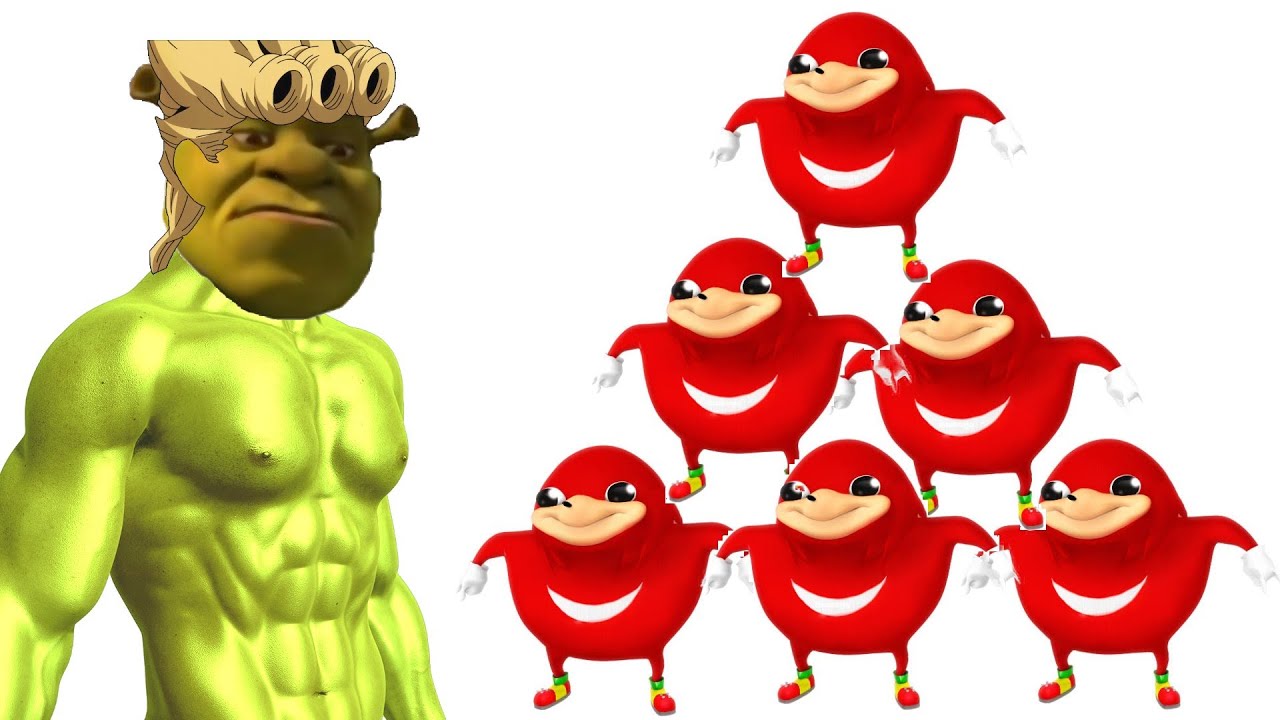 Shrek jojo's vs Uganda Knuckles (Shrek vs Ungada Knuckles ...