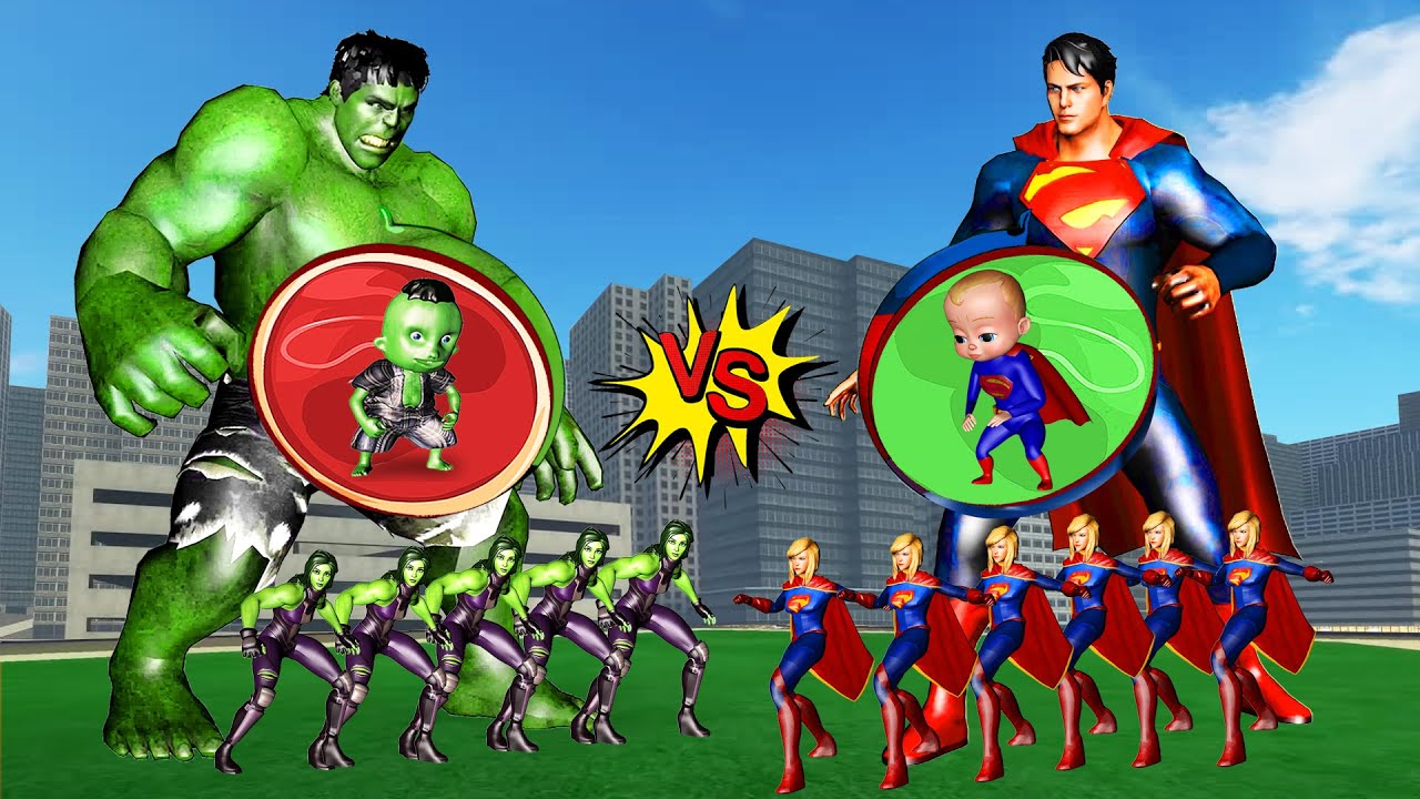 HULK PREGNANT Vs SUPERMAN PREGNANT | LIVE ACTION STORY - YouTube