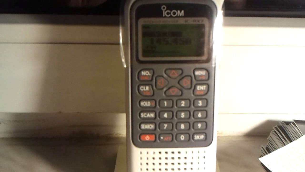 Icom IC-RX7 in RX. - YouTube