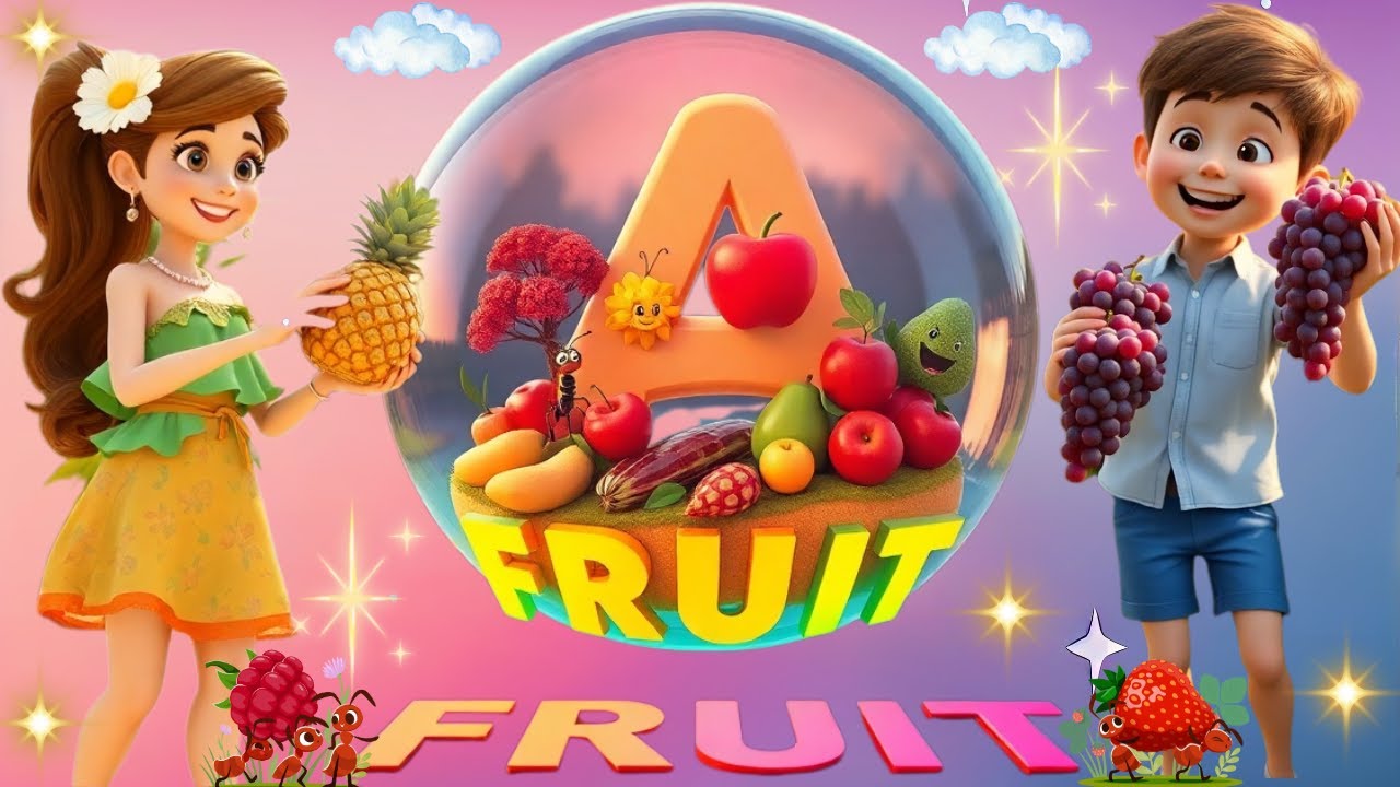 Fruit Alphabet Adventure | ABC Fruits Song with Mia and Oliver - YouTube