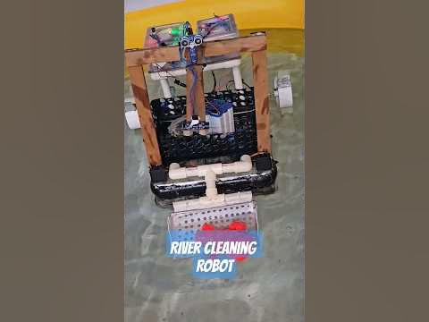 Autonomous River Cleaner Machine with Solar, Gsm, GPS #rivercleanup # ...