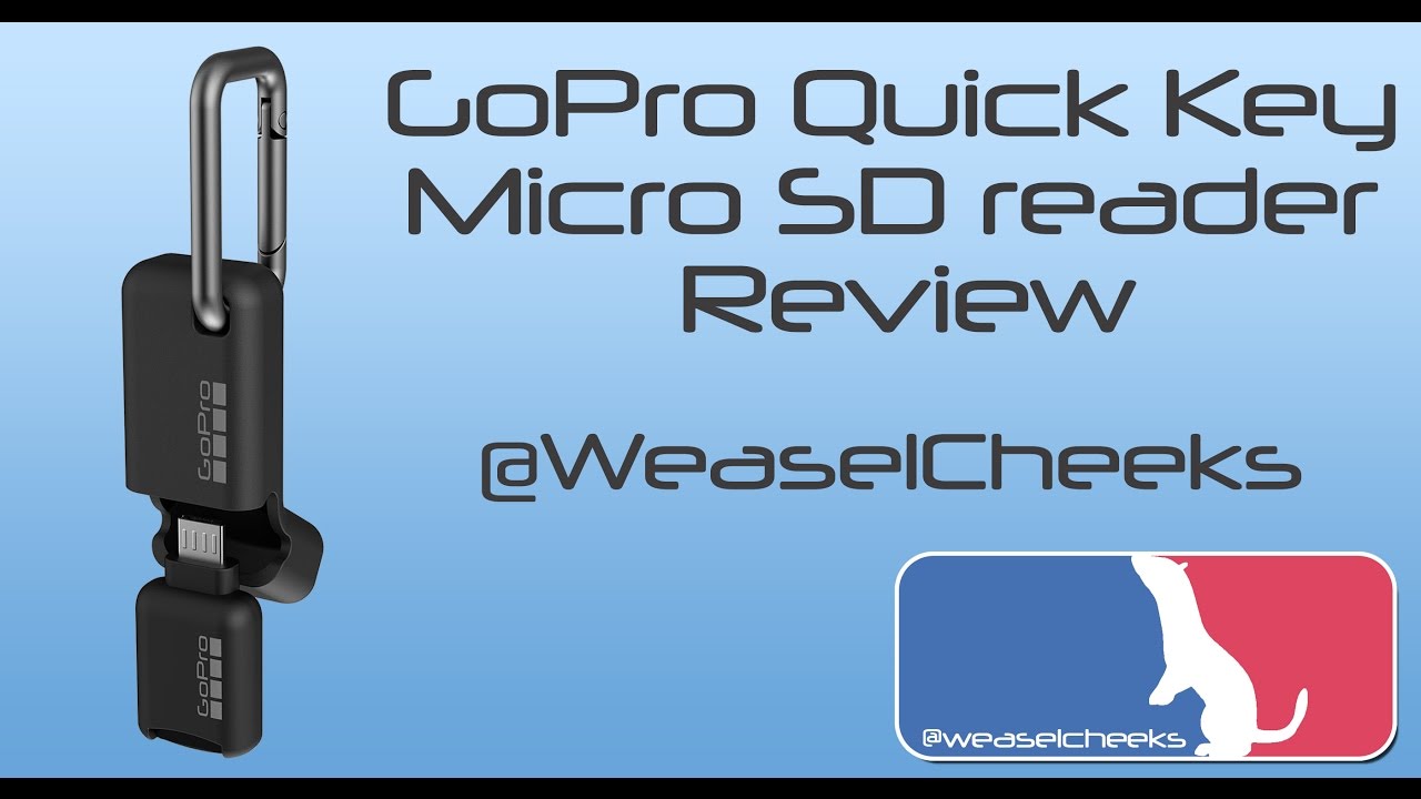 GoPro Quick Key Micro SD reader - Android - YouTube