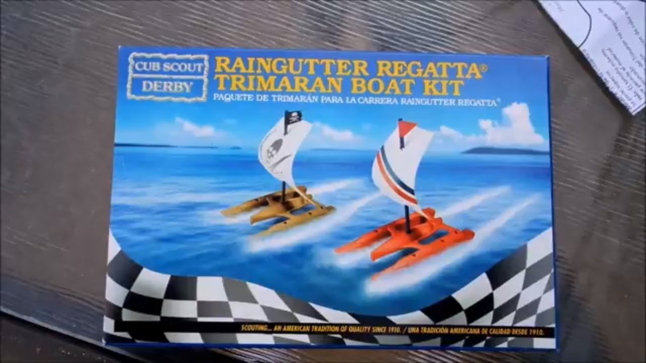 Rain Gutter Sailboat Races
