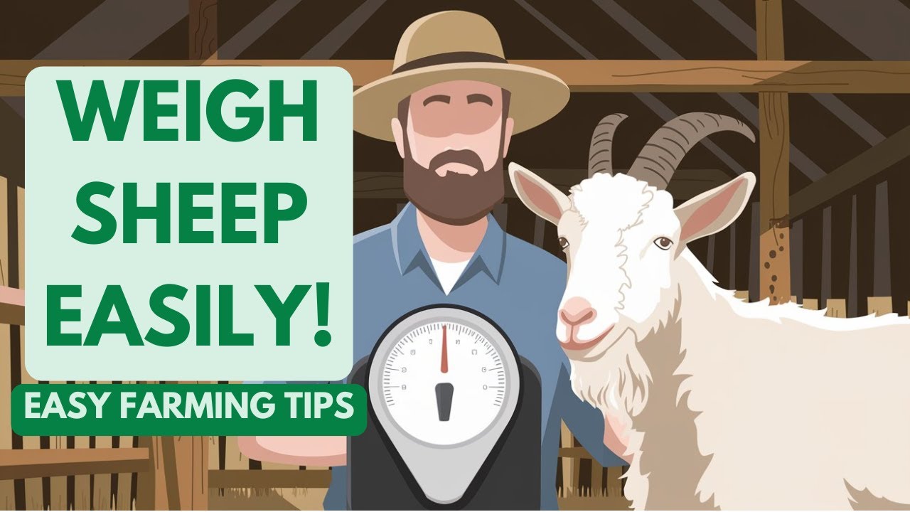 How to weigh a sheep accurately! Easy method to weigh a sheep or lamb ...