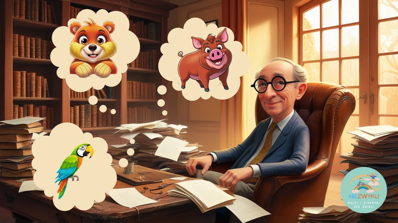 NIEZWYKLI 🧡 | Zwierzęta cz.3 🐗🐻🦜| Jan Brzechwa - 'Dzik', 'Niedźwiedź ...