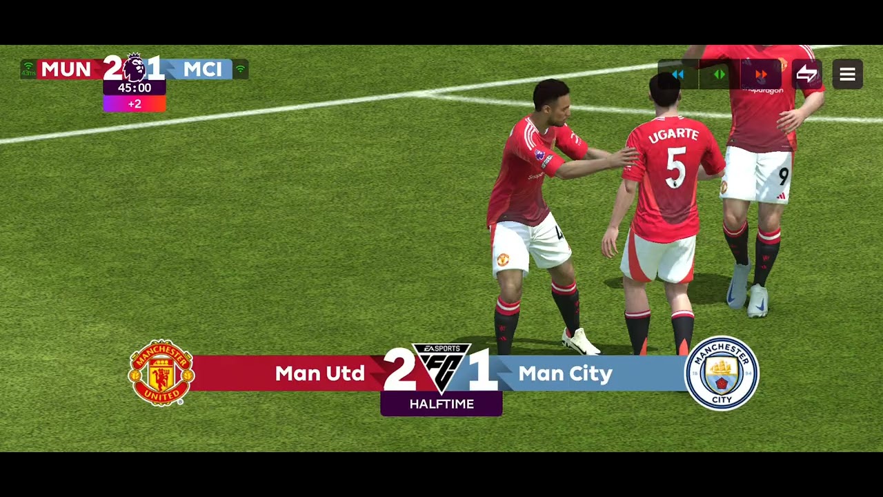 Manchester United loss to Manchester City Premier League EA Sports FC ...