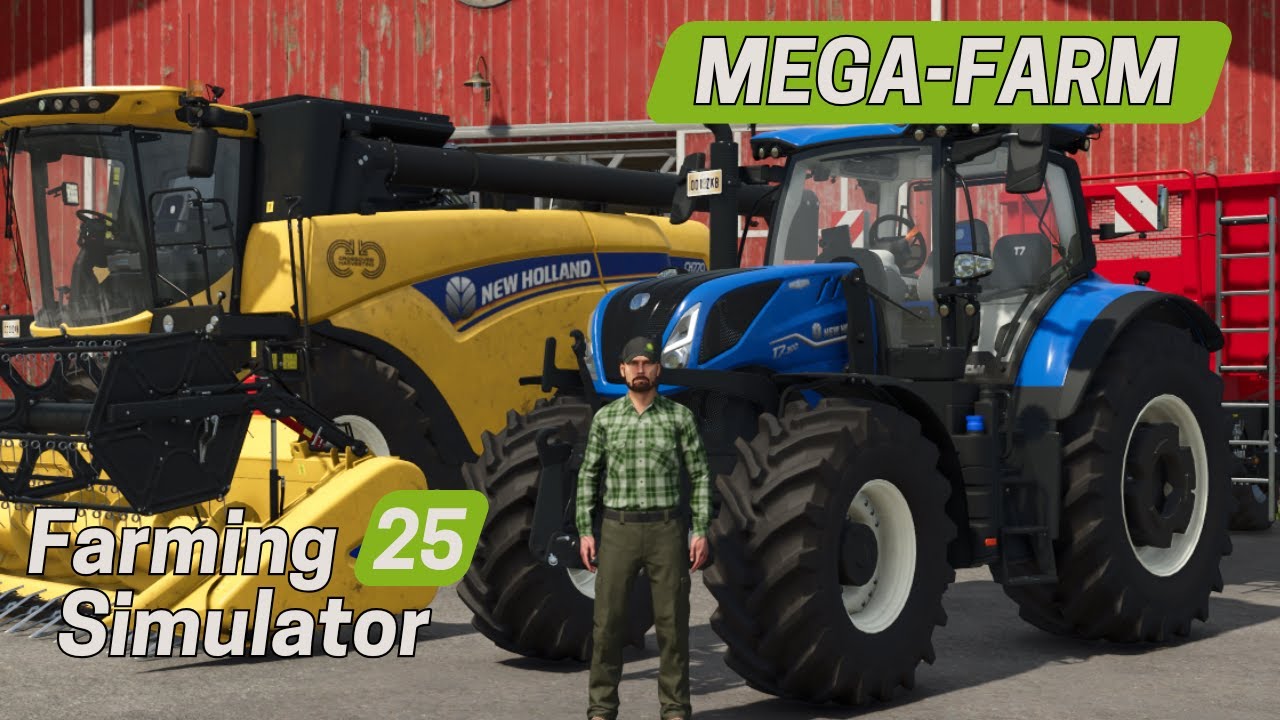 Wir legen den Grundstein für die Mega-Farm | Mega-Farm 01 ...