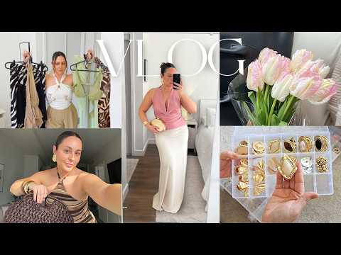 VLOG - SHEIN Vacation Haul & Outfits, Dressing Room Progress, Jewelry Organizing & Recents Haul!